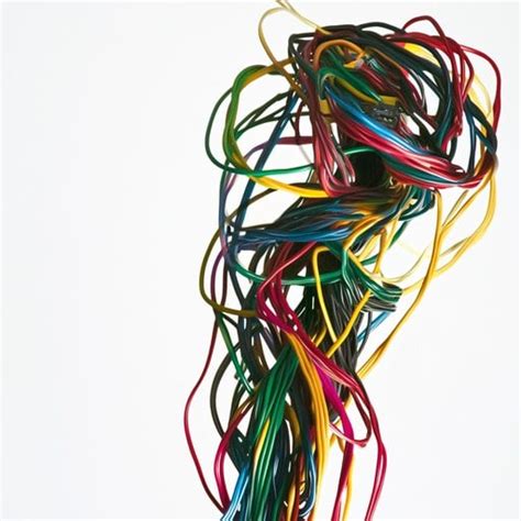 Free Tangled Colorful Wires Photo Wires Colorful Tangled Download At Stockcake