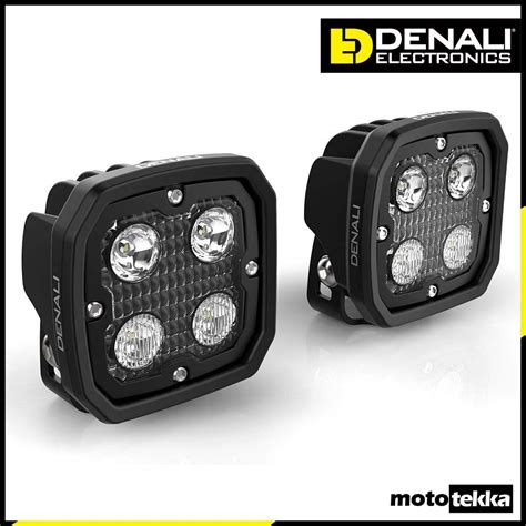 Denali D4 Motorcycle Led Light Pods Pair Shopee Malaysia