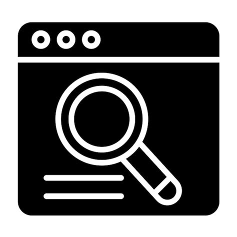 Premium Vector Vector Design Search Engine Icon Style