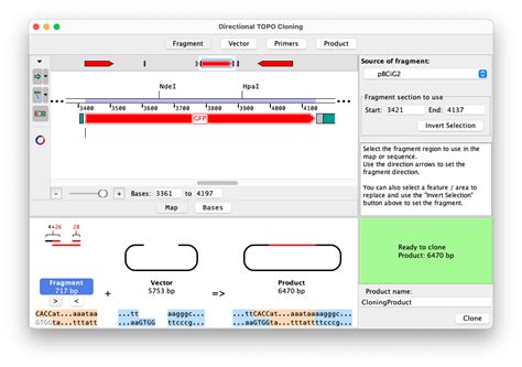Directional TOPO Cloning CodonCode Aligner Software