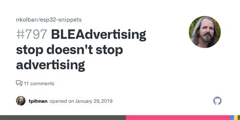 BLEAdvertising Stop Doesn T Stop Advertising Issue 797 Nkolban