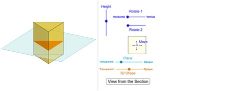 Slicing A Triangular Prism Geogebra Slicing A Triangular Prism Geogebra