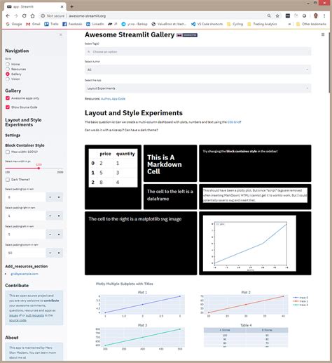 Grid Layout Using Streamlit Streamlit