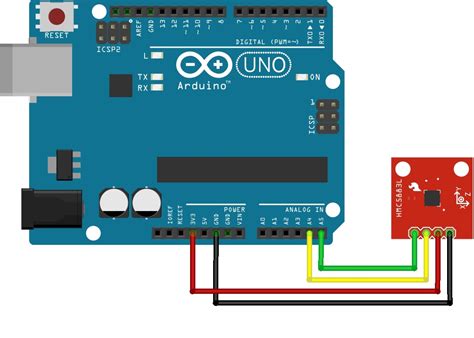 Sensors How Many Pins Does This Circuit Hmc5883l Use Arduino