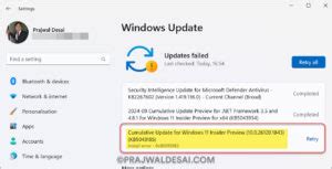Ways To Fix Windows Update Error X F Prajwal Desai