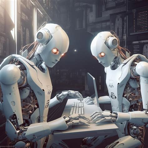 Premium Ai Image Unlocking The Future The Language Of Robot Communication