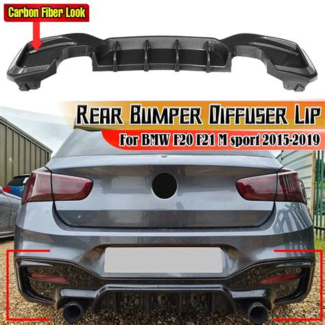 자동차 리어 범퍼 립 디퓨저 스포일러 스플리터 가드 섀시 디플렉터 bmw f20 f21 m 스포츠 티몬