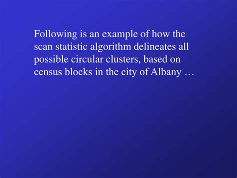 Ppt Geospatial Analysis In Public Health Spatial Cluster Detection M