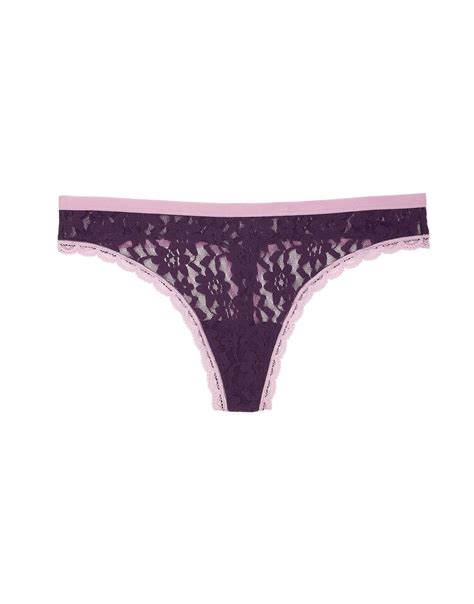 Nova Thong Dark Purple Plus Thong X Adore Me