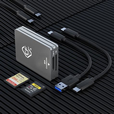 Amazon.com: CFexpress Type A and SD Card Reader, Dual-Slot USB3.2 Gen2 ...