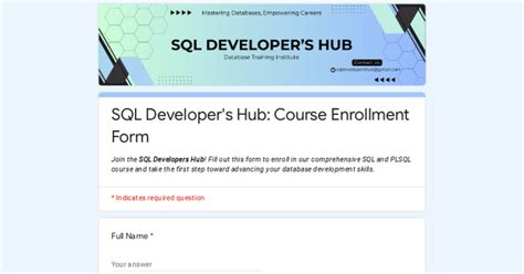 Sql Developers Hub Database Training Institute On Linkedin Sql