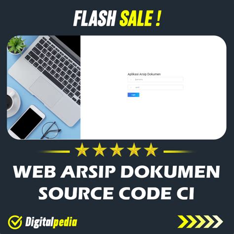 aplikasi web arsip dokumen file archive pdf sirkulasi codeigniter ci