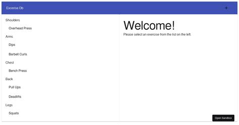 Layout Examples Codesandbox