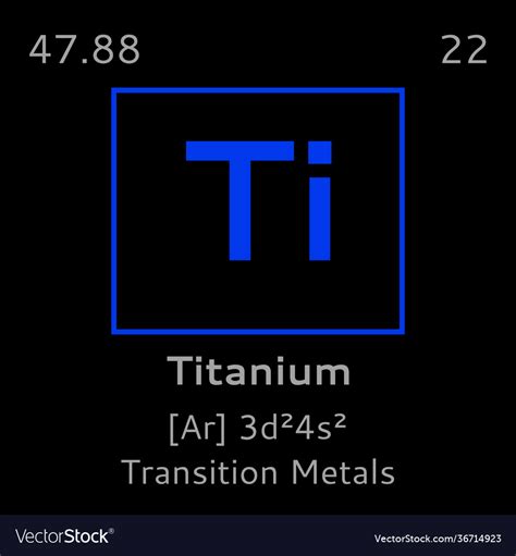 Titanium Element Symbol Titanium Is A Chemical Element With Symbol Ti