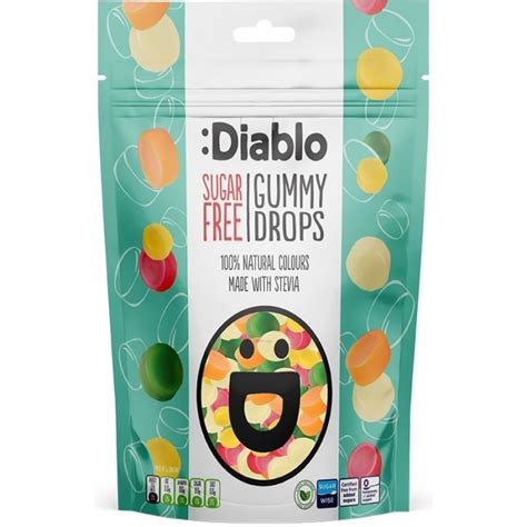 Diablo Sugar Free Sweets 75g Gummy Drops British Chemist