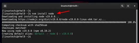 How To Install Nodejs On Rhel 9