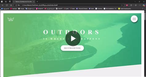 Webdesign Html Css Outdoorlearning Uiux Frontenddevelopment Huda Jasim