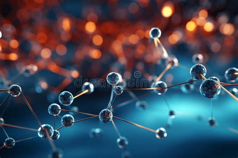 Science Molecular Structure Background With Atom Molecule Medical Concept Stock Image Image Of