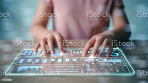 futuristic user interface concept graphical user interface gui on the