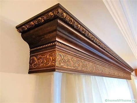 Настенные карнизы для штор: фото стильных моделей