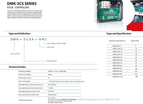 Dmk 3csa 5 Pulse Jet Timer Controller