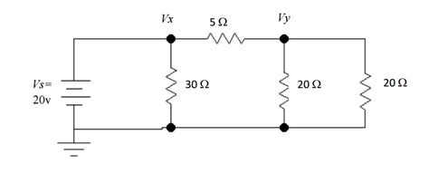 Solved Find Vx And Vy Using KVL And KCL Are Two Answers Chegg Com
