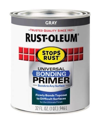 Rust Oleum Universal Gray Flat Bonding Primer 1 Qt Total Qty 2 Case Of 2 Kroger