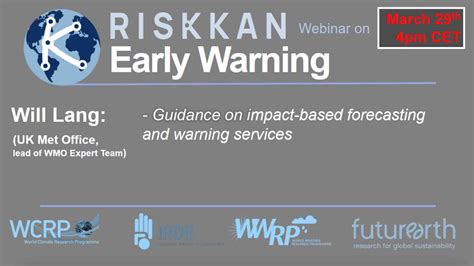 Risk Kan Ews Webinar Putting Impact Based Warnings Into Practice Preventionweb