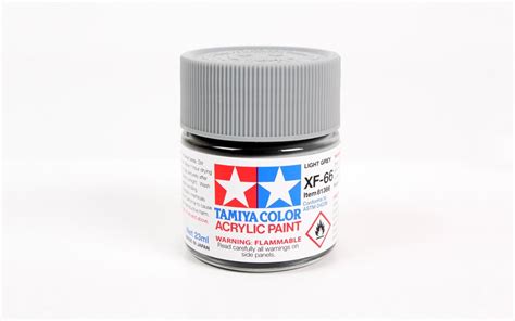 Light Gray XF-66 Flat Acrylic - 23ml Bottle - Tamiya 81366 | kingshobby.com