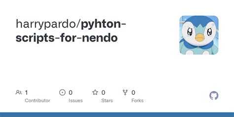 Github Harrypardopyhton Scripts For Nendo