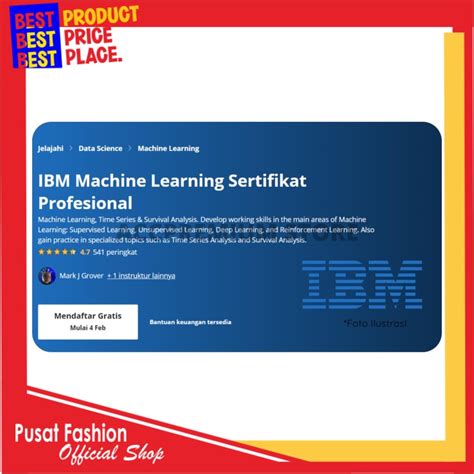 Jual Pusatpro Promo Bergaransi Course Ibm Machine Learning