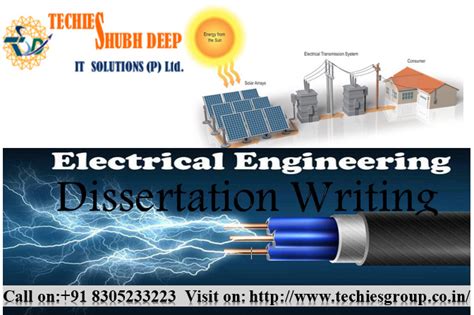 Electrical Dissertation Writing Services Techieshubhdeep I T Solutions