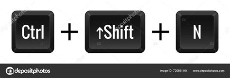 key combination ctrl shift line icon sleek modern technology typing