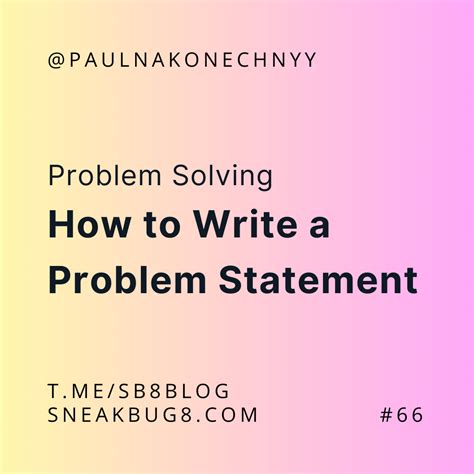 How To Write A Problem Statement Digital Leadership