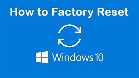 How To Reset Windows To Factory Setting OS Hacks