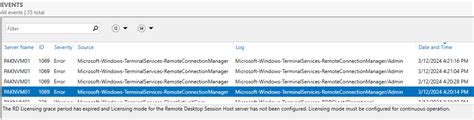 remote session was disconnected because there are no remote desktop
