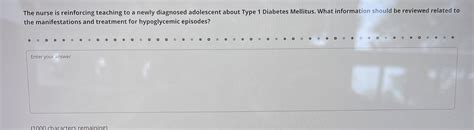 Solved The Nurse Is Reinforcing Teaching To A Newly