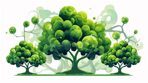 tree shaped molecules stock vector illustration of treeshaped 344786960