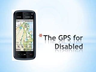 The Gps For Disabled PPTX