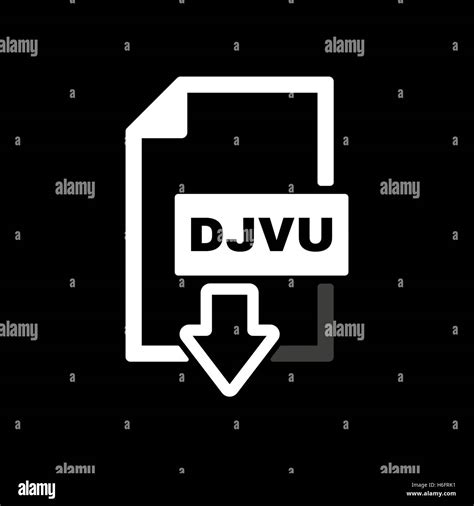 The Djvu Icon File Format Symbol Flat Vector Illustration Stock Vector Image And Art Alamy