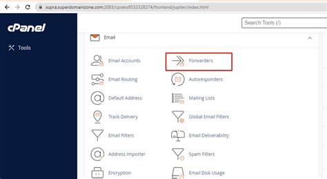 How To Setup Forwarders For An Email Account In CPanel