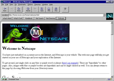 Netscape Navigator 2 0 Web Design Museum