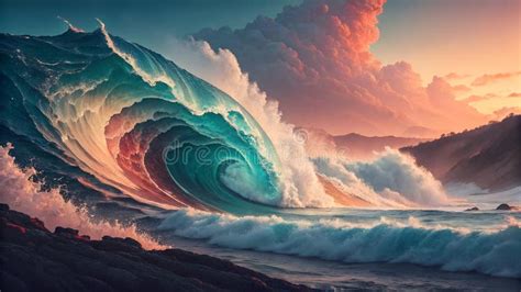 Biomorphic Metamorphosis Abstract Background Featuring Evolving Fluid Shapes And Structured