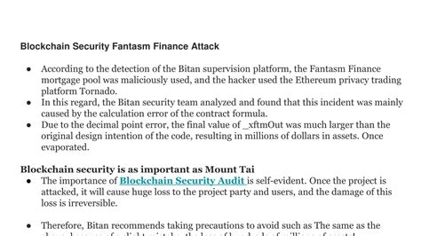 Ppt Understanding The Importance Of Blockchain Security Audit