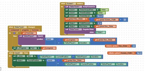using slider to forward and backyard a song mit app inventor help
