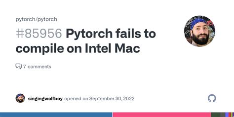 Pytorch Fails To Compile On Intel Mac Issue Pytorch Pytorch GitHub
