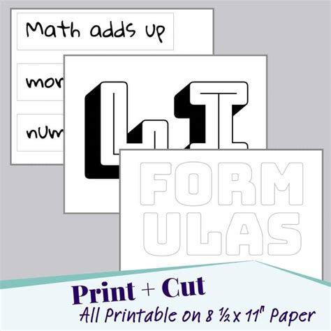 Formulas For Life Math Emotions Bulletin Board Sel And Math Connection Algebra