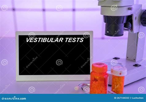 Medical Tests And Diagnostic Procedures Concept Text On Display In Lab