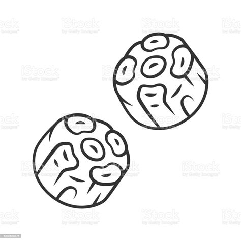 소꼬리 선형 아이콘입니다 정육점 고기 스페인 요리 도살사업 육류 생산 및 판매 가는 선 그림입니다 등고선 기호입니다 벡터 절연