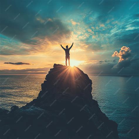 Visualization And Affirmation Techniques For Motivation Premium Ai Generated Image